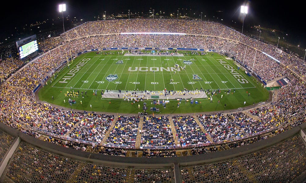 Merrimack football adds second FBS game against UConn