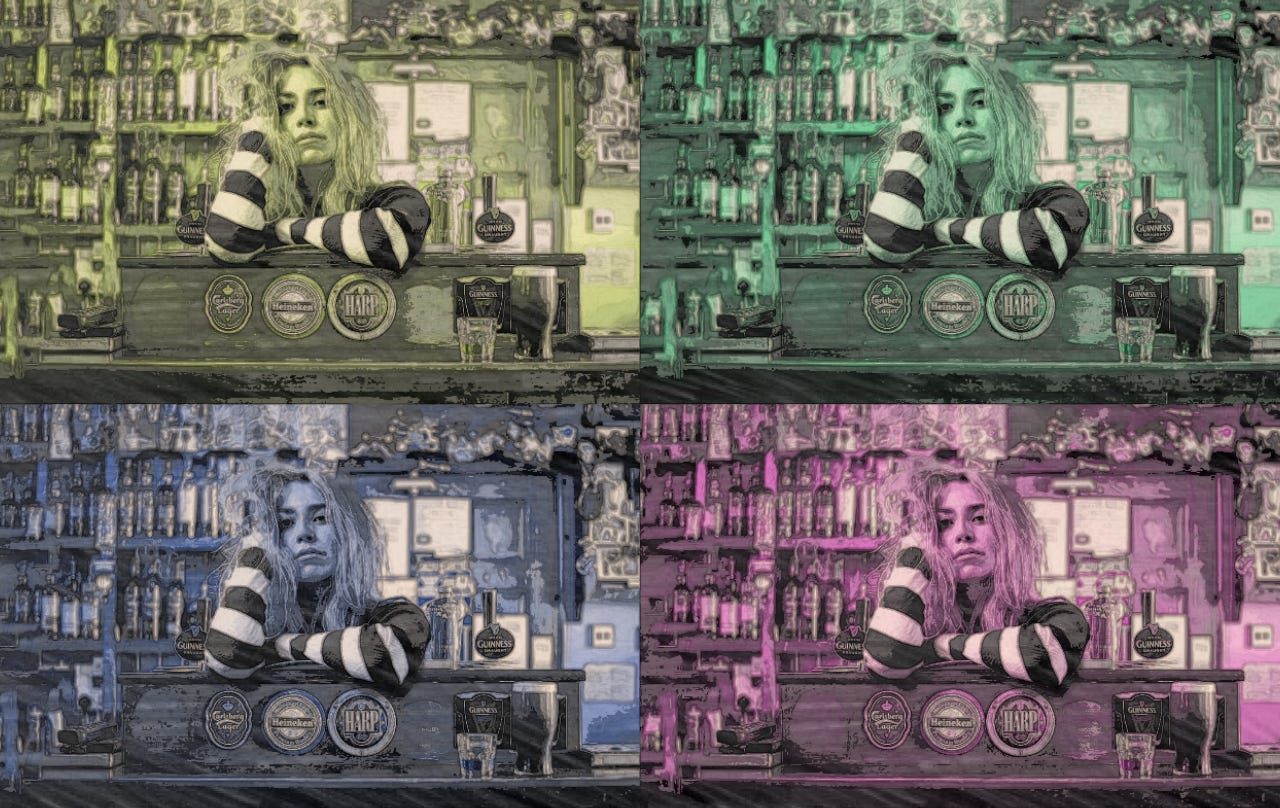 The waitress who made a sandwich - by Alex P.