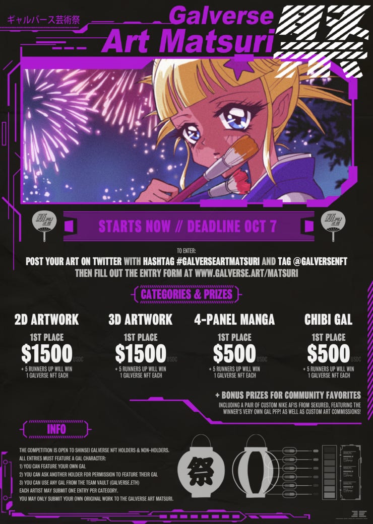 Galverse #5 - Vogue Japan, Art Competition, VTubers Beta and more!