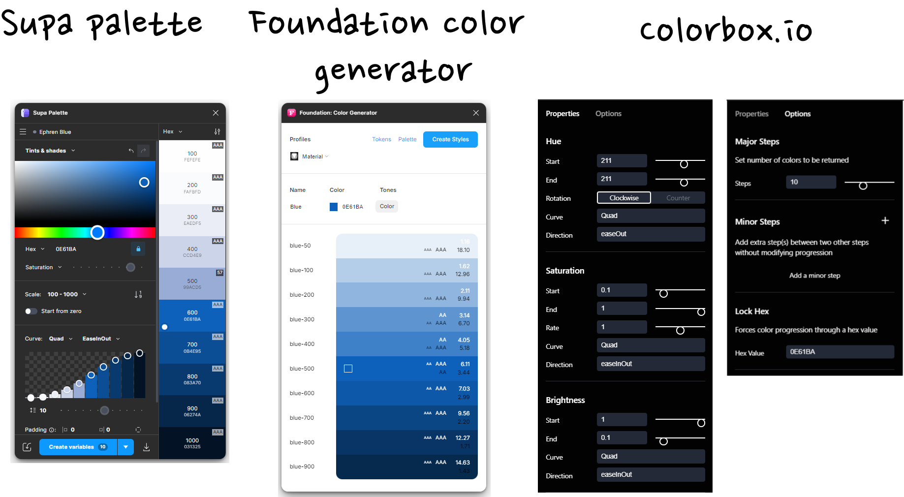 Designing colour palettes that work for every project