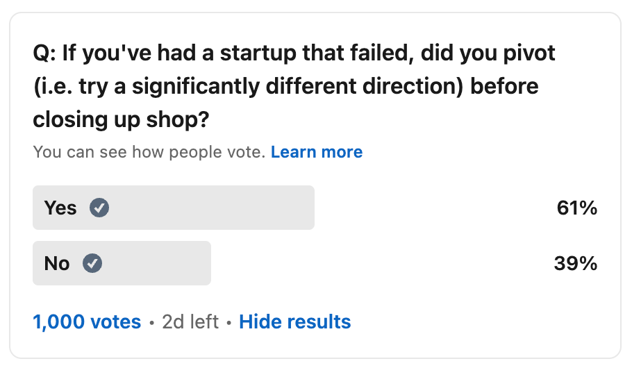 The art of the pivot, part 2: How, why and when to pivot