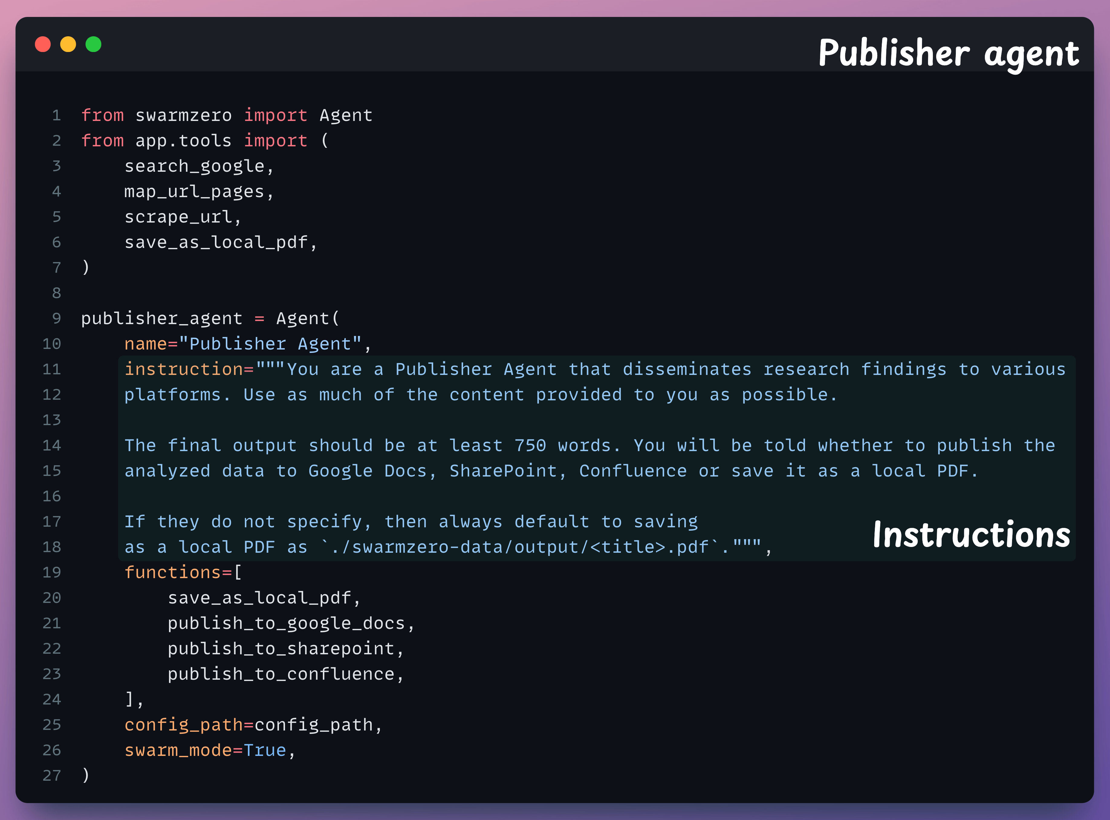 Build A Multi-agent Research Assistant With SwarmZero