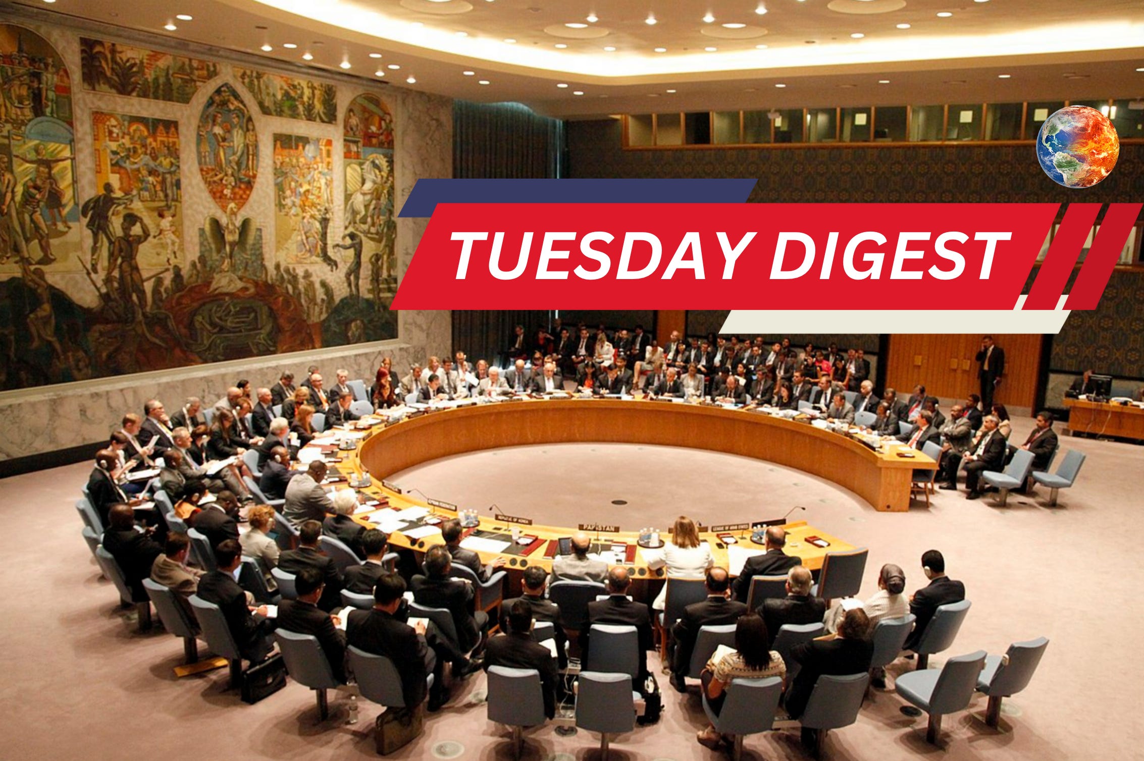United Nations Ceasefire Resolution + Recent Headlines