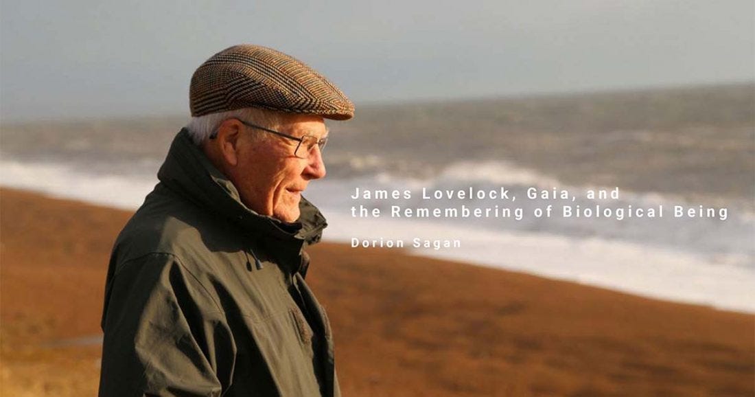 James Lovelock, Gaia, and the Remembering of Biological Being