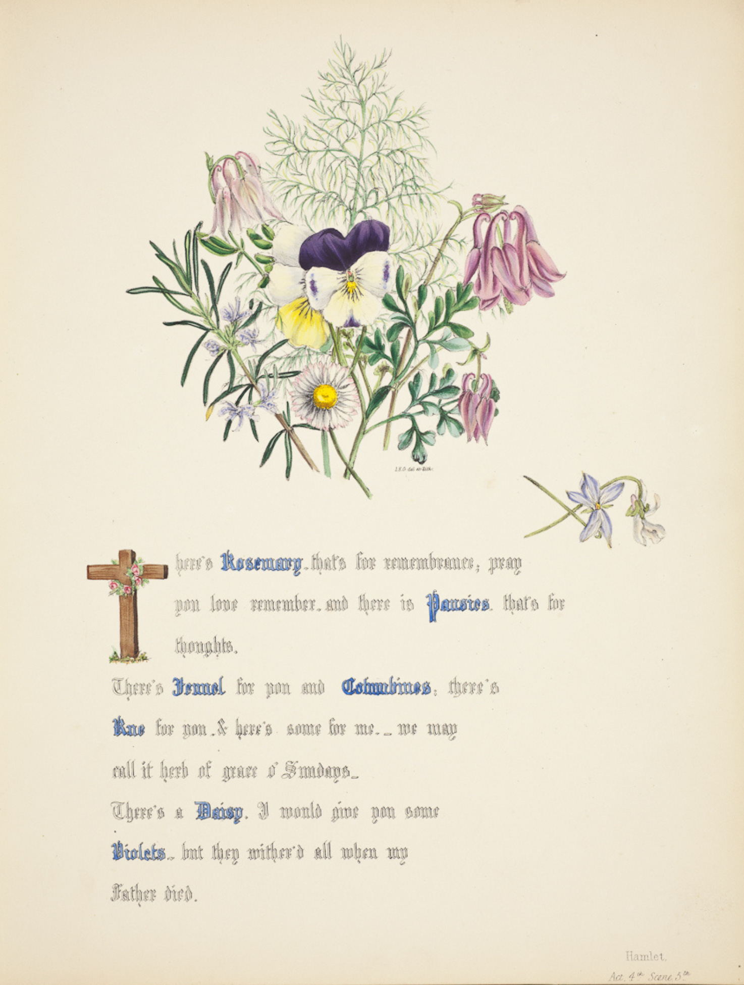 The Shakespeare Garden: Jane Elizabeth Giraud's Posies and Elizabethan ...