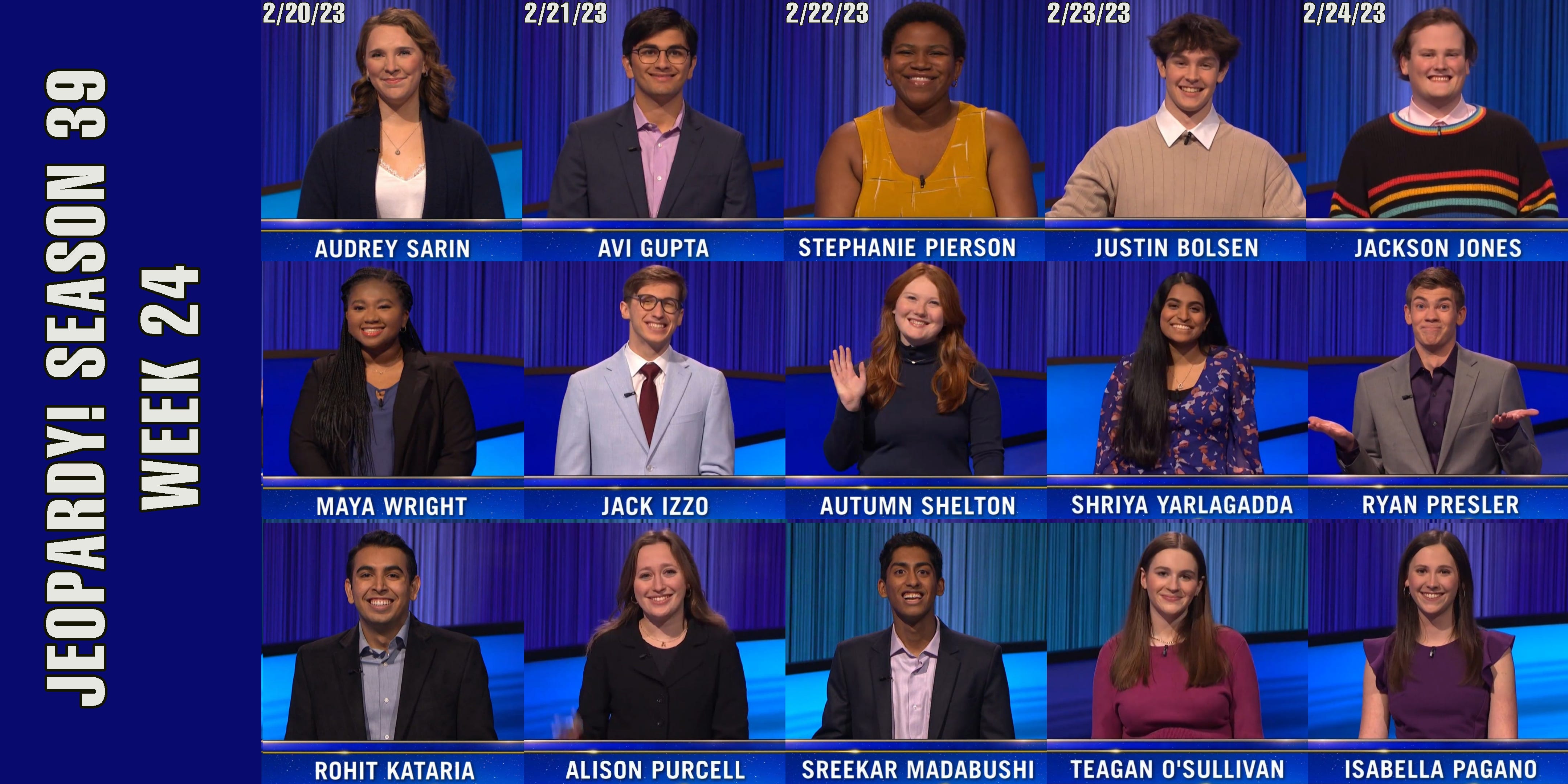 Friday 3/3/23 Jeopardy! Fashion Recap - High School Reunion Semifinals