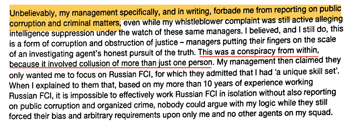 EXCLUSIVE: Special Agent Buma's FIRST Memo to Congress About the FBI ...