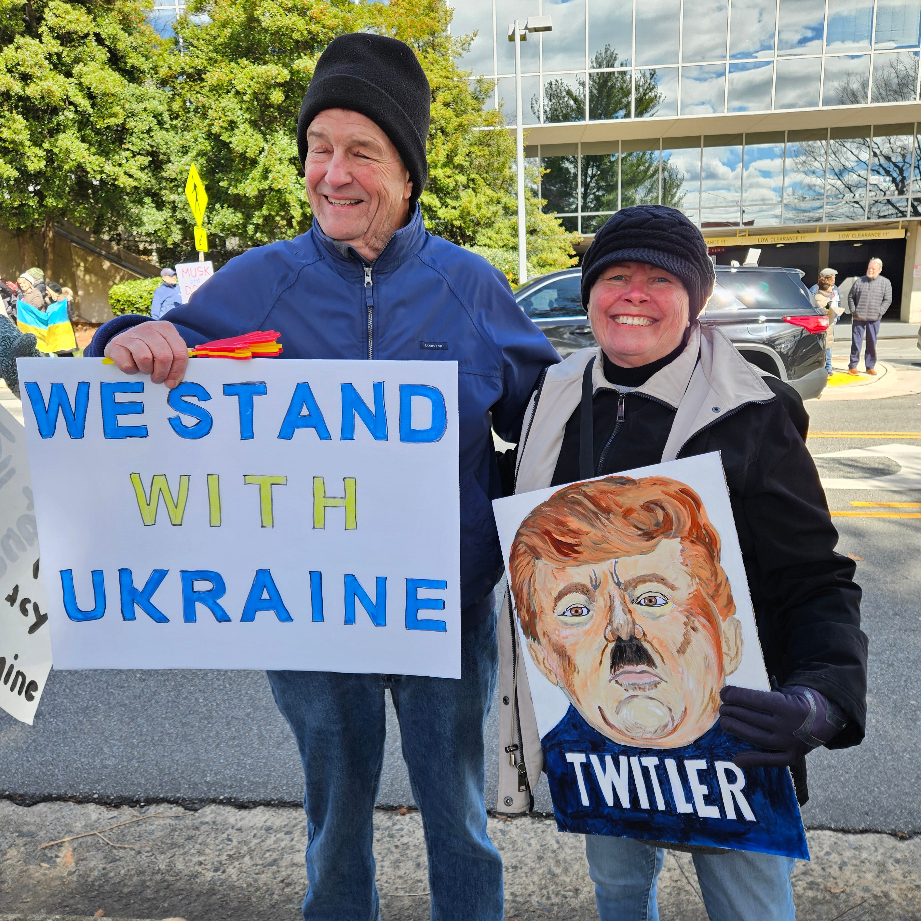 pics 2, Tillis Office protest - by Sandra Tuttle