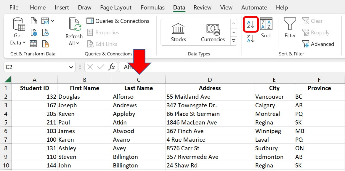Excel Basics: 3 Ways to Sort Data to Make Your Spreadsheets Easier to ...