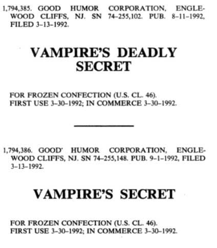 Vampire’s Secret Ice Pops - The Retroist