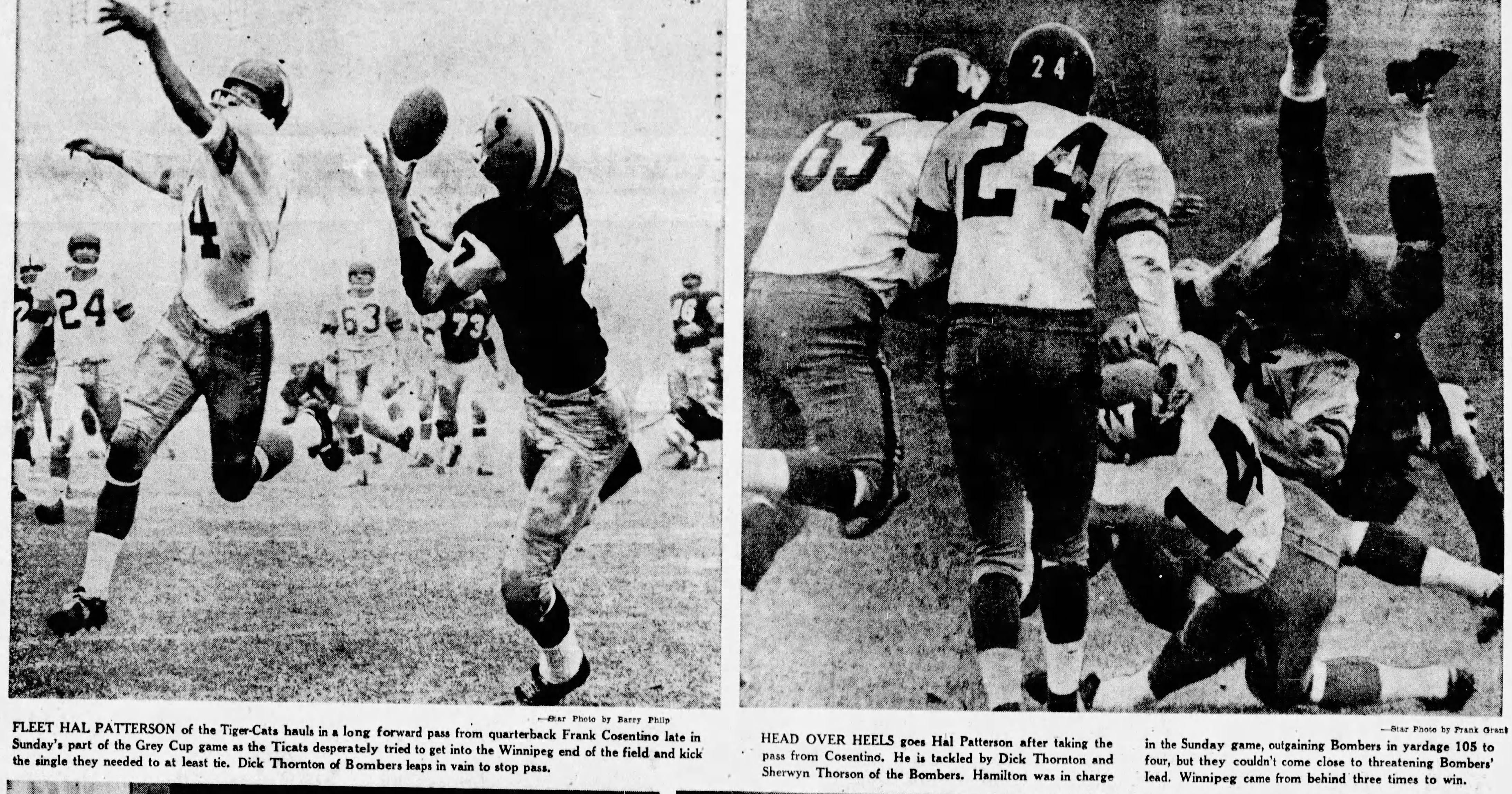 Today's Tidbit... Fog and the 1962 Grey Cup, Part II