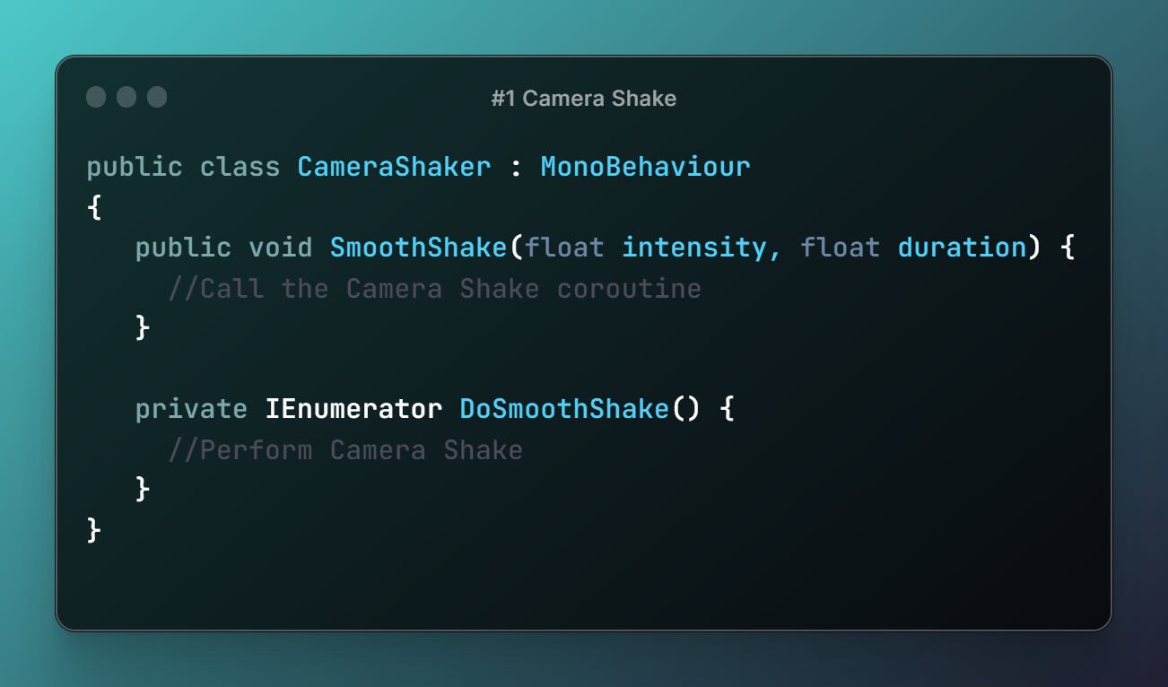 Spice Up Your Game with Screen Shake