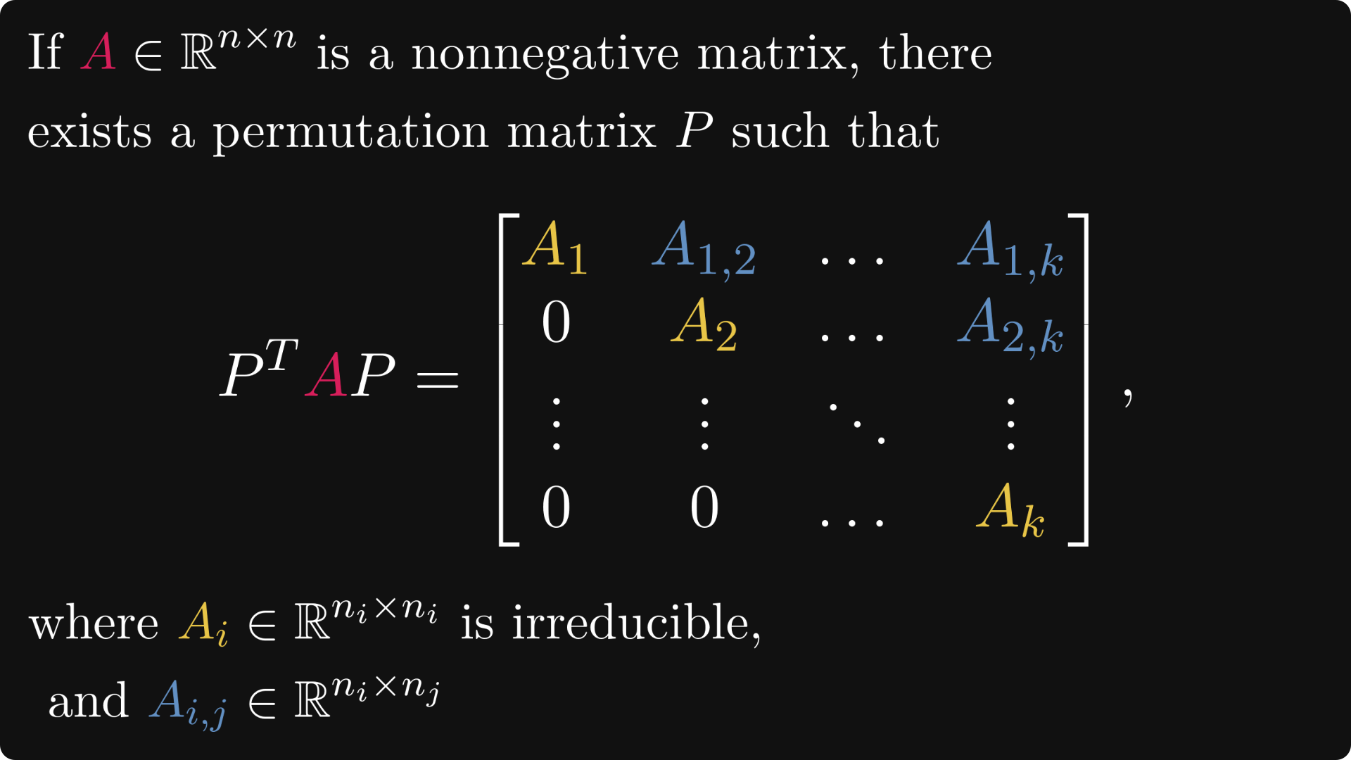 Matrices and graphs - by Tivadar Danka - The Palindrome