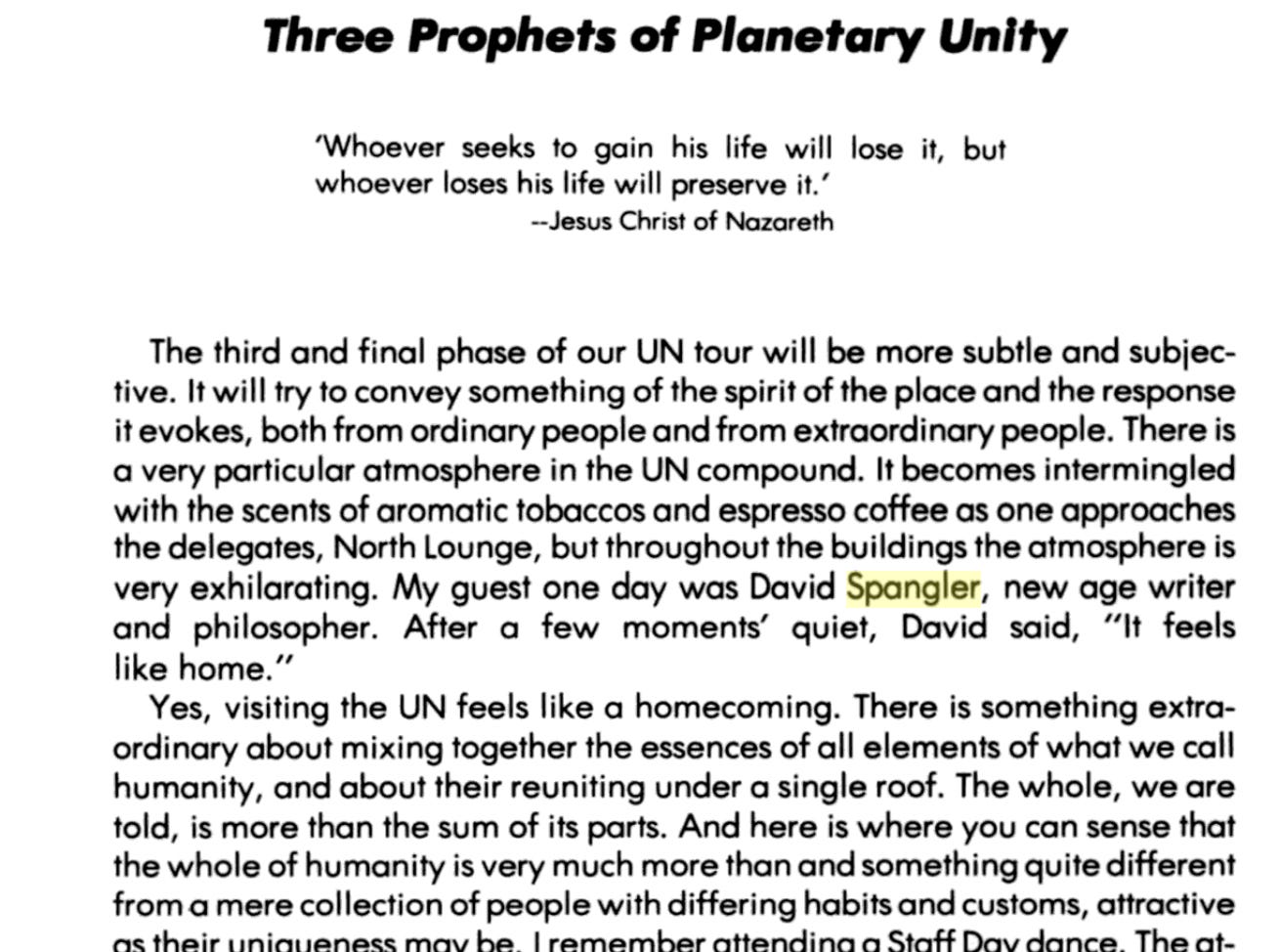 Claim: David Spangler recommended Luciferic initiation.