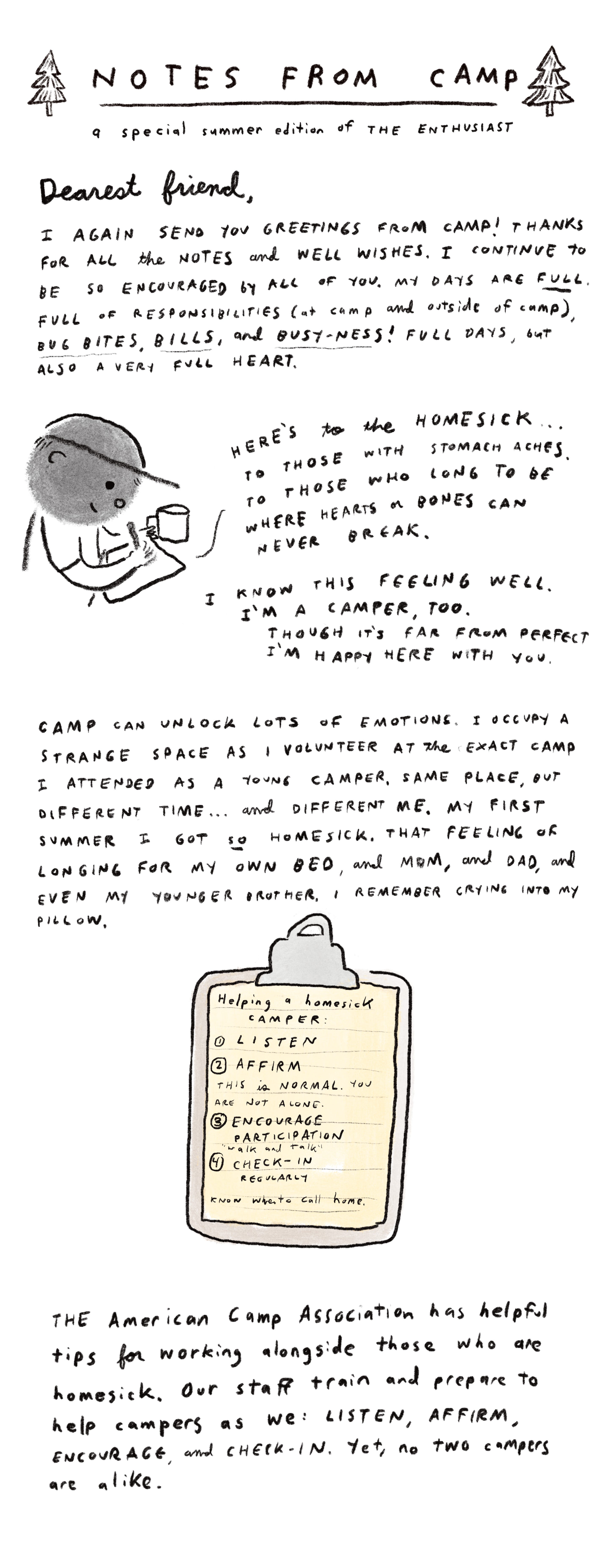 Notes from Camp #2 - The Enthusiast by Brad Montague