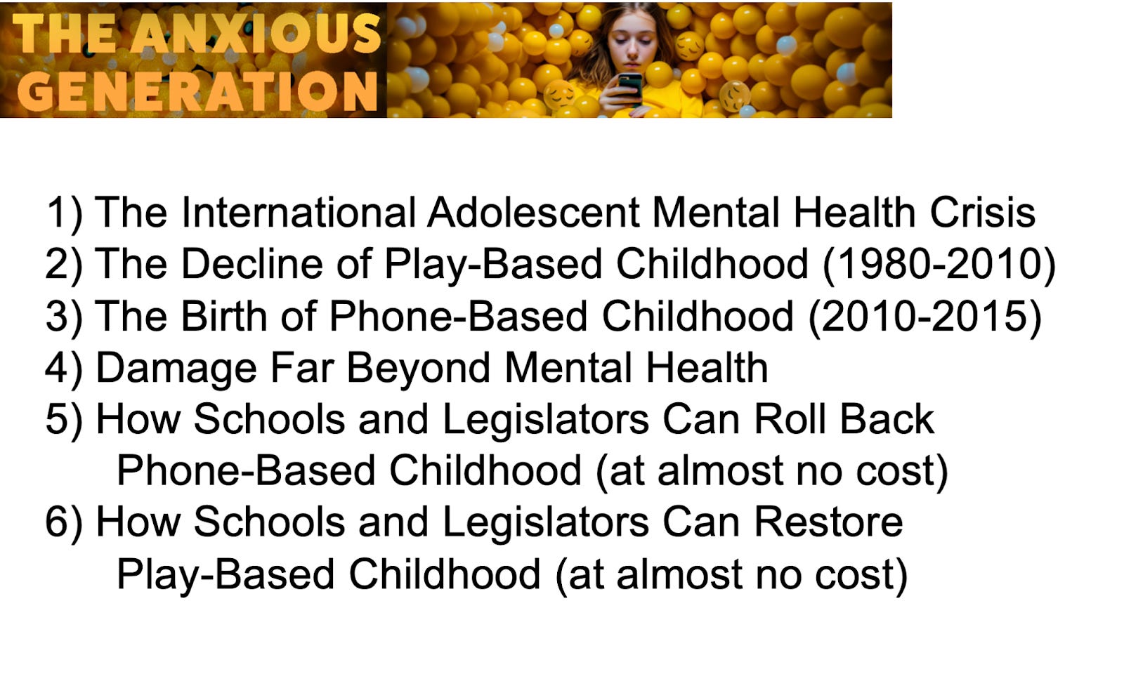 A Video Preview of The Anxious Generation for Educators and Legislators