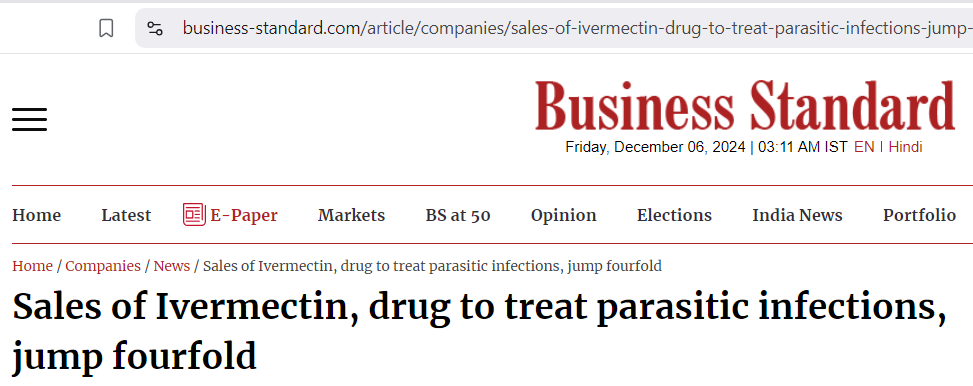 The Players Behind IVERMECTIN: How the World Became Convinced to Eat ...