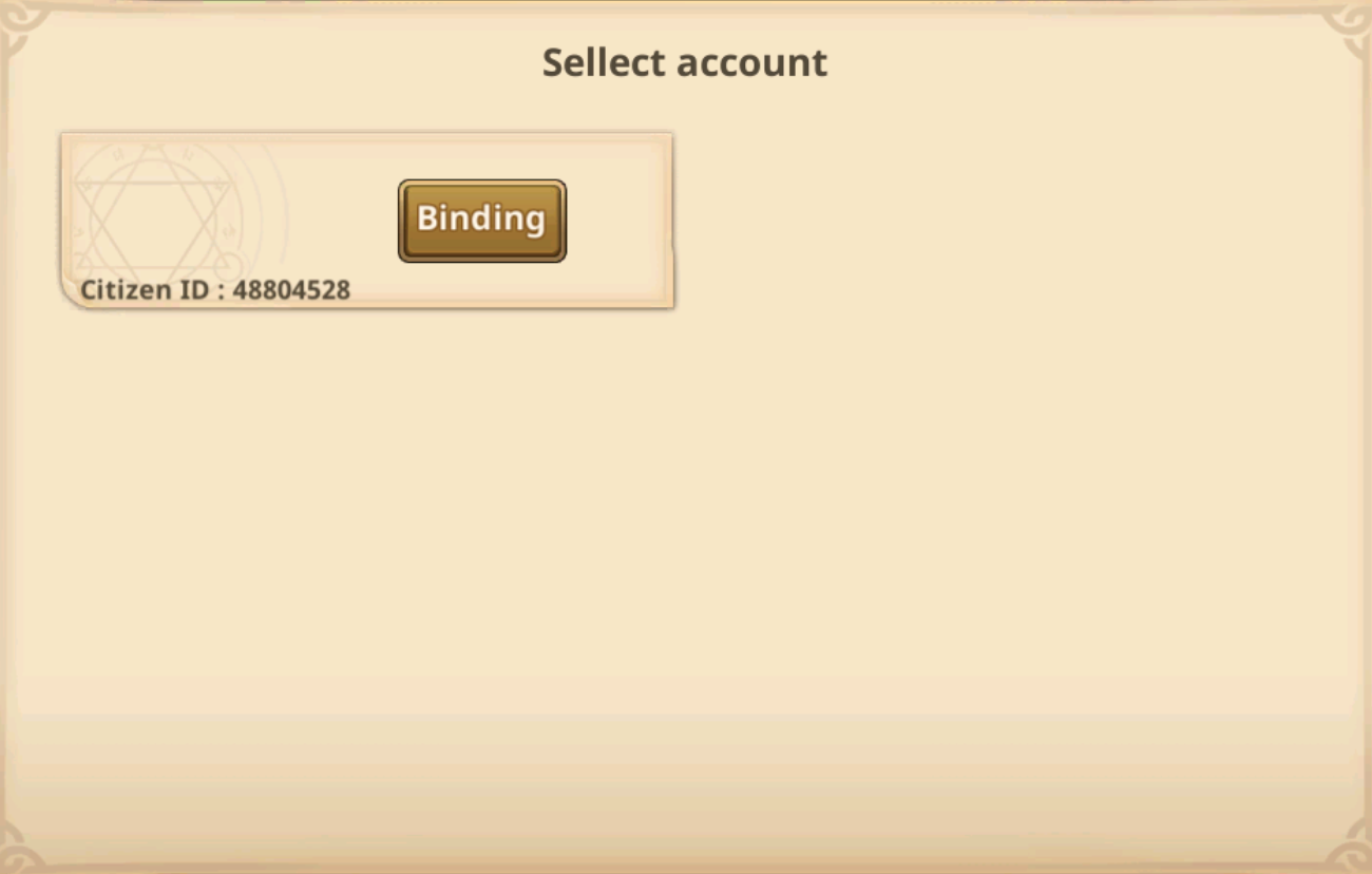 New logging in and account binding flow - SA World