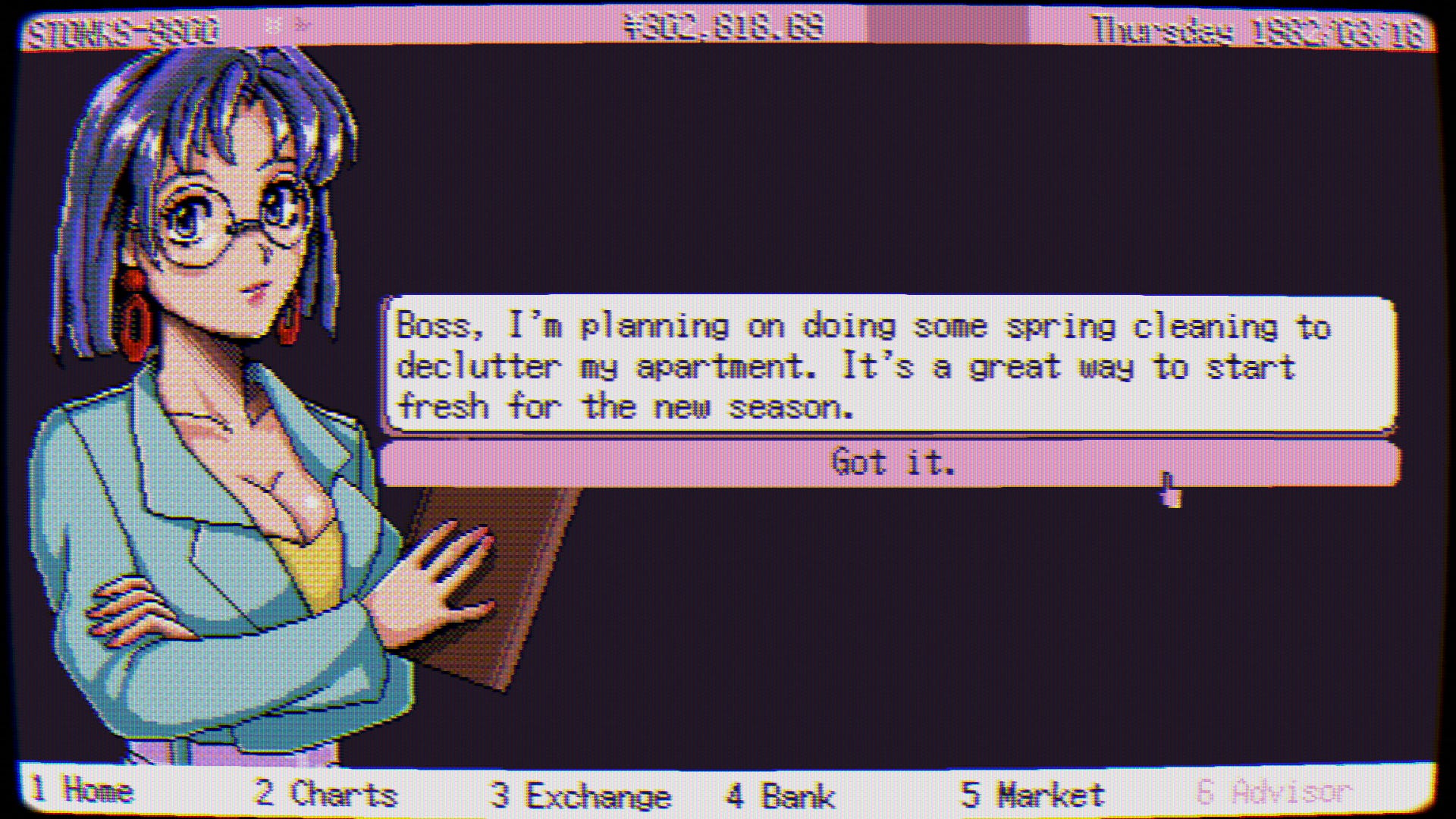 STONKS-9800 Devlog #1: Amy - Ternox Games