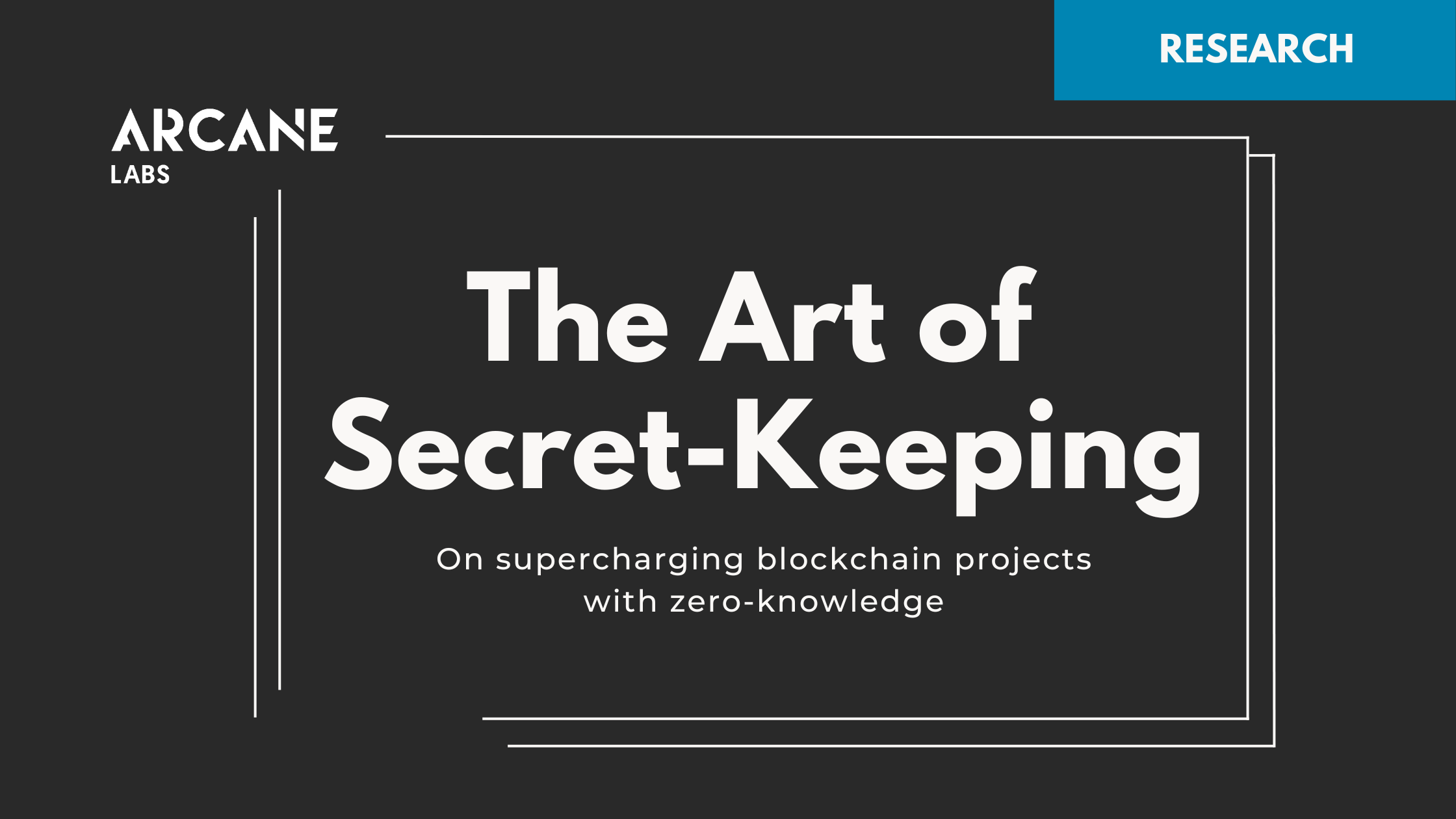 The Art of Secret-Keeping - by GeneralRinaker - Arcane