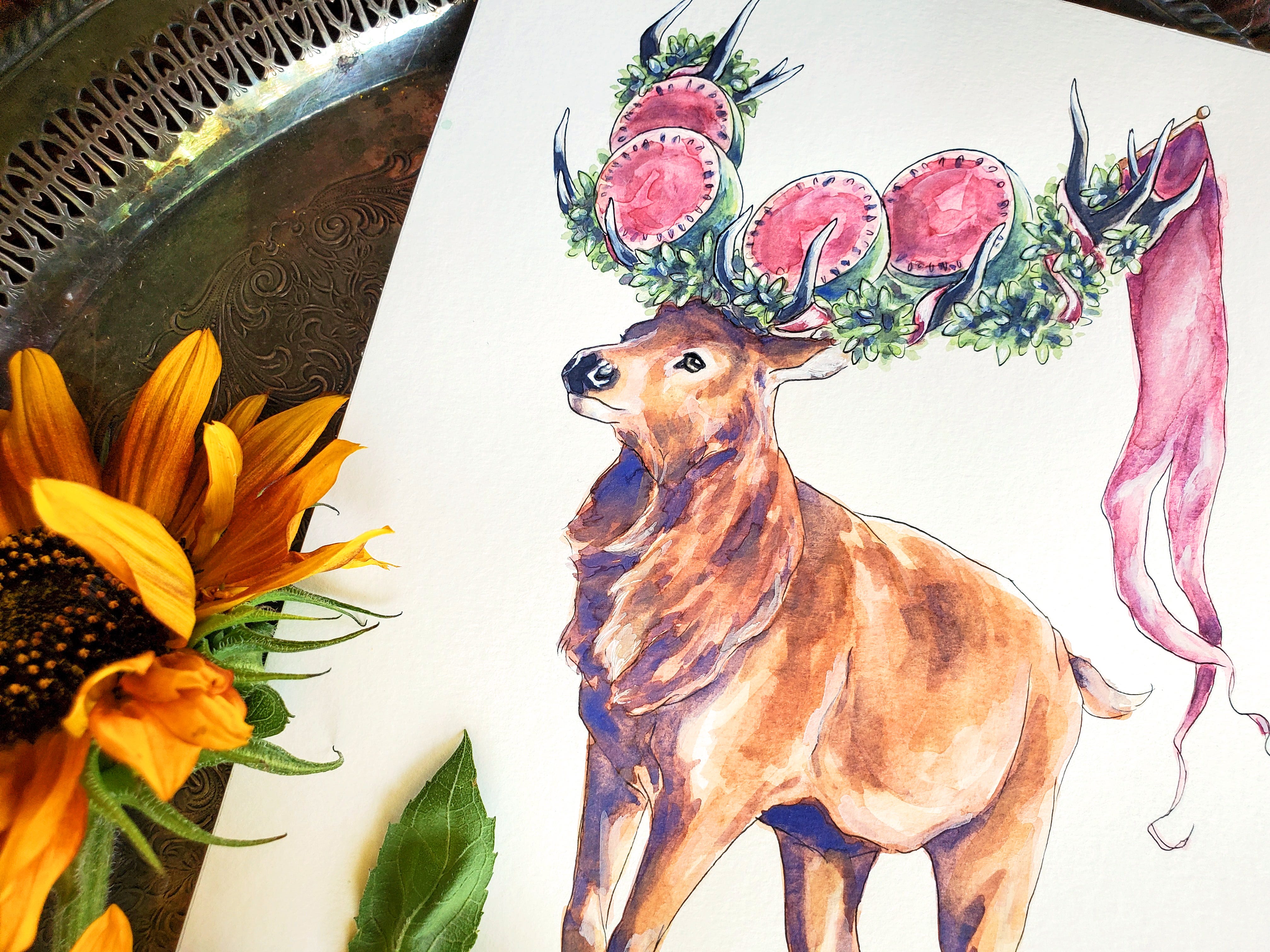 And yet anon the full sunflower blew, / And became a starre for Bartholomew