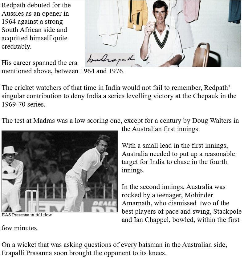 Remembering Redpath! Redoubtable Rescuer!