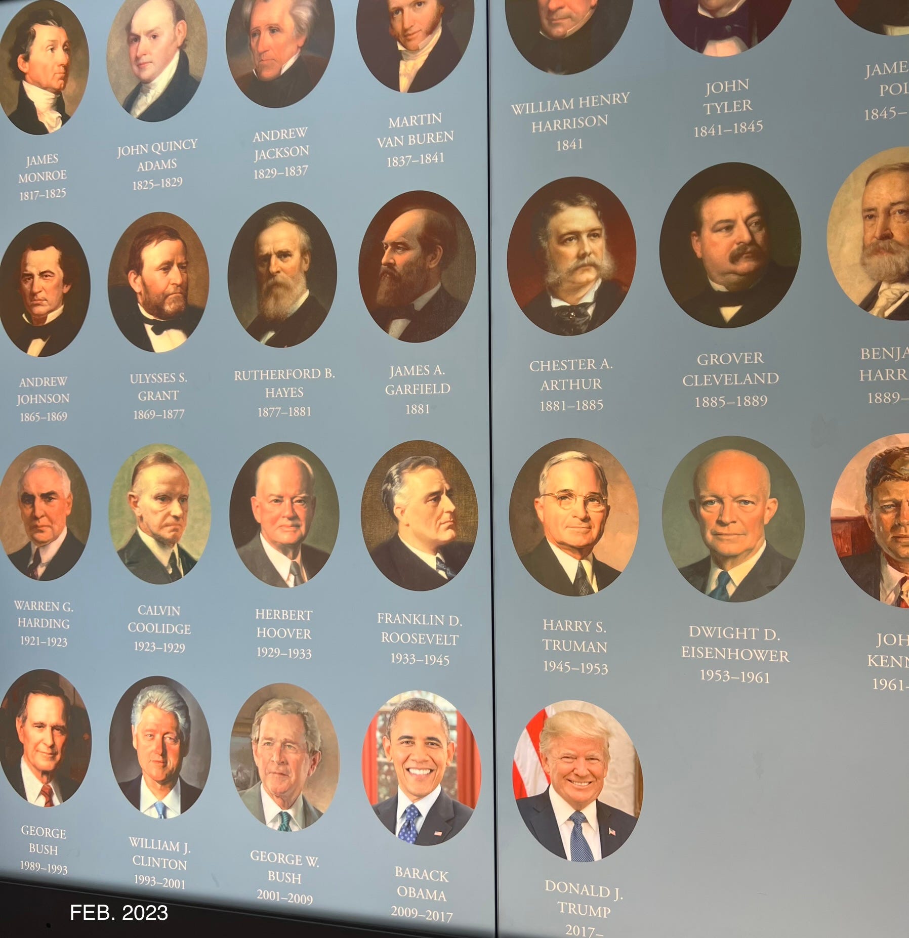 Donald Trump is Still President 2023 at the White House Visitor Center