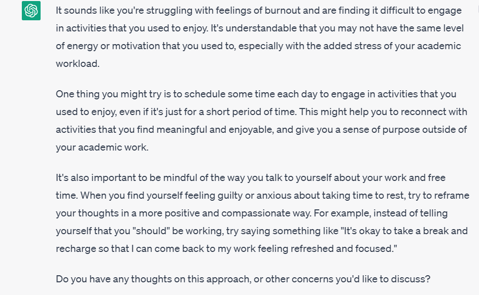 ChatCBT? - I used ChatGPT as a therapist for a week and here’s what I found