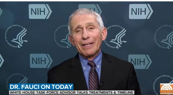 Anthony Fauci Ain’t Touching Your Dirty Ass Hand Ever Again