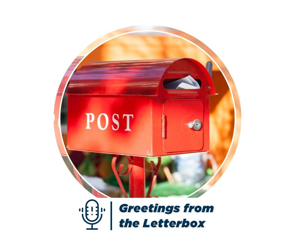 Greetings from the Letterbox - by Tony Payne