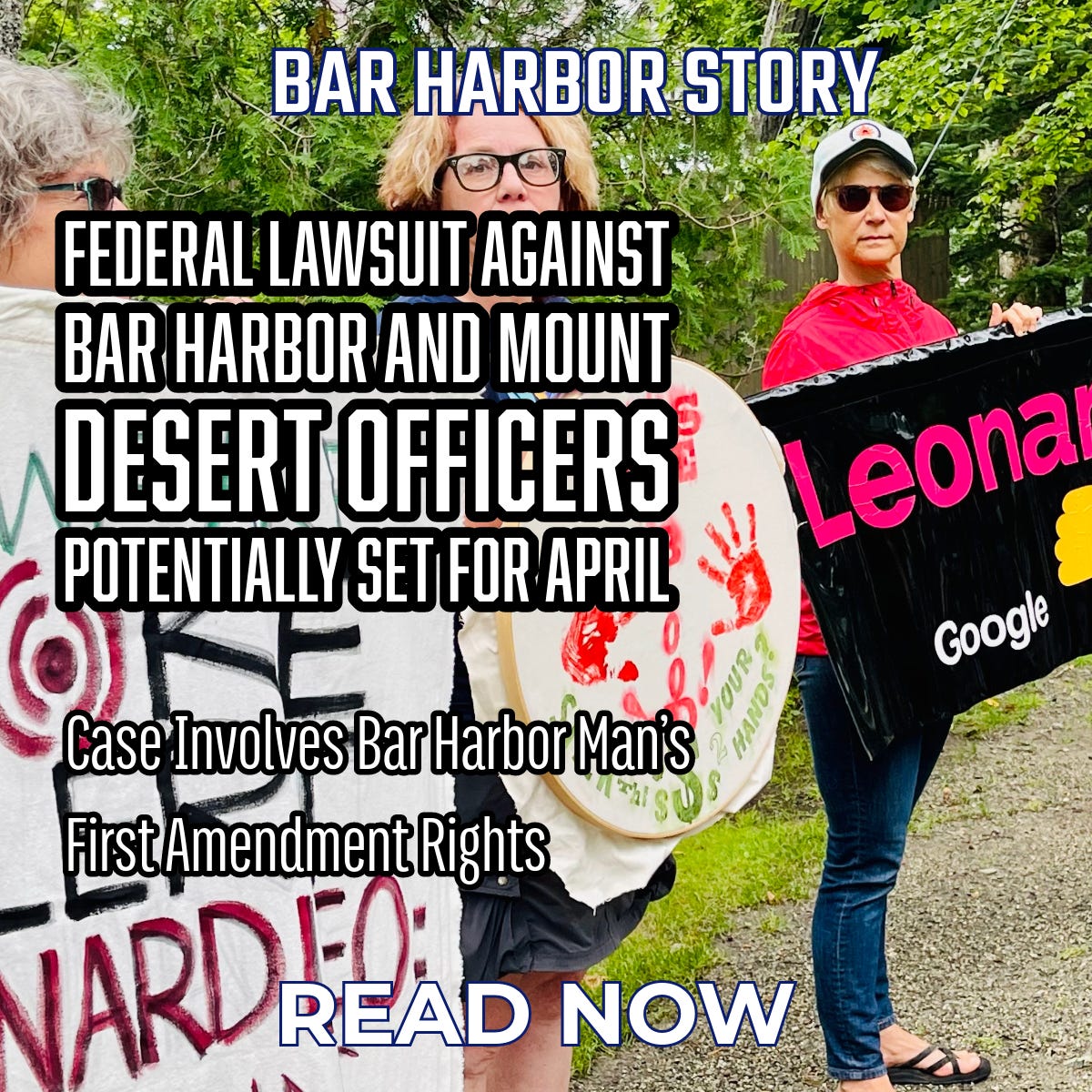 Federal Lawsuit Against Bar Harbor and Mount Desert Officers ...