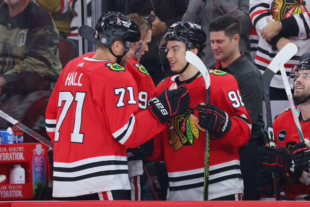 Connor Bedard reacts to Taylor Hall’s season ending surgery and impact ...