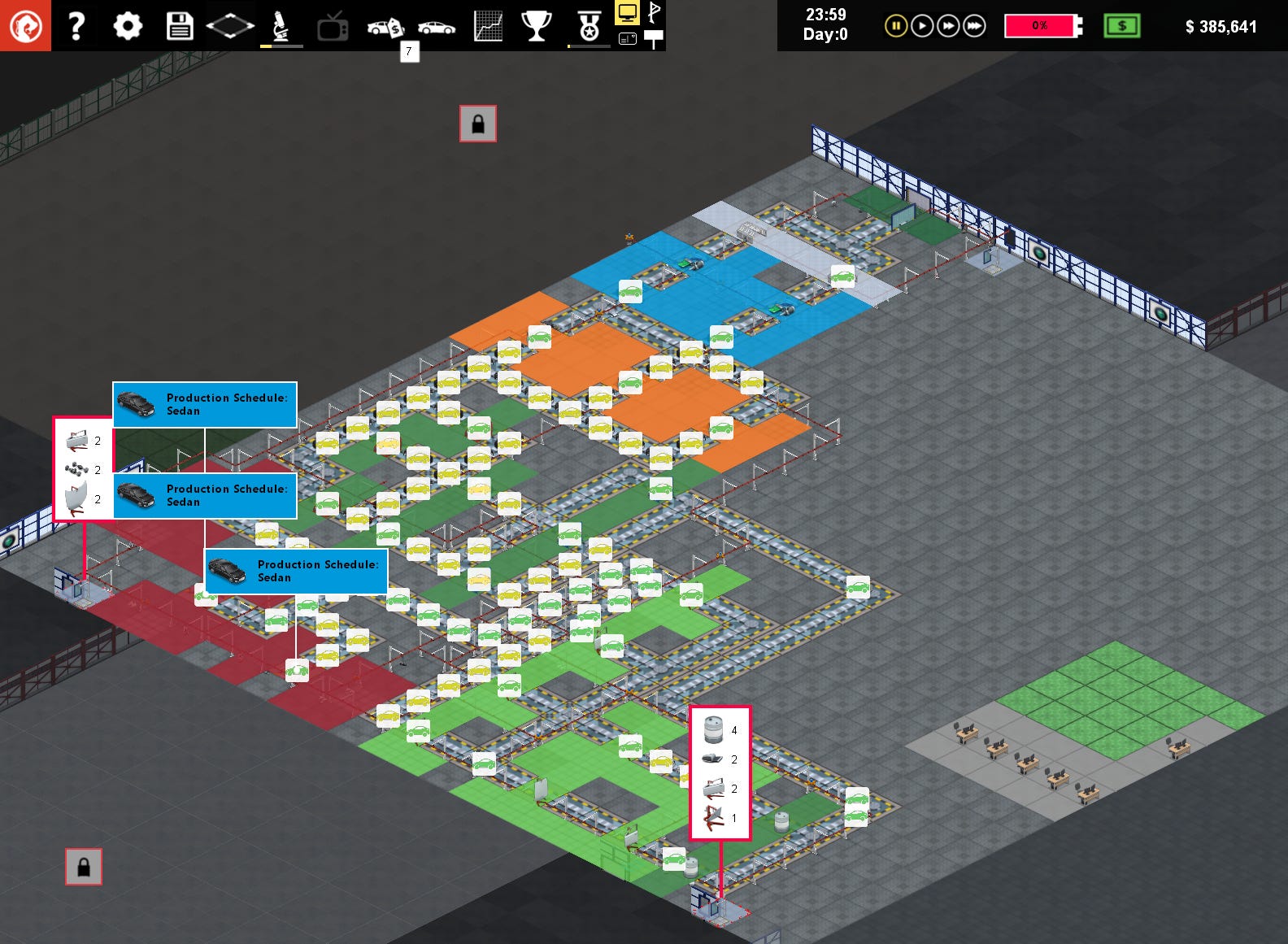 Lean Manufacturing with ChatGPT: Scaling Sedan Production