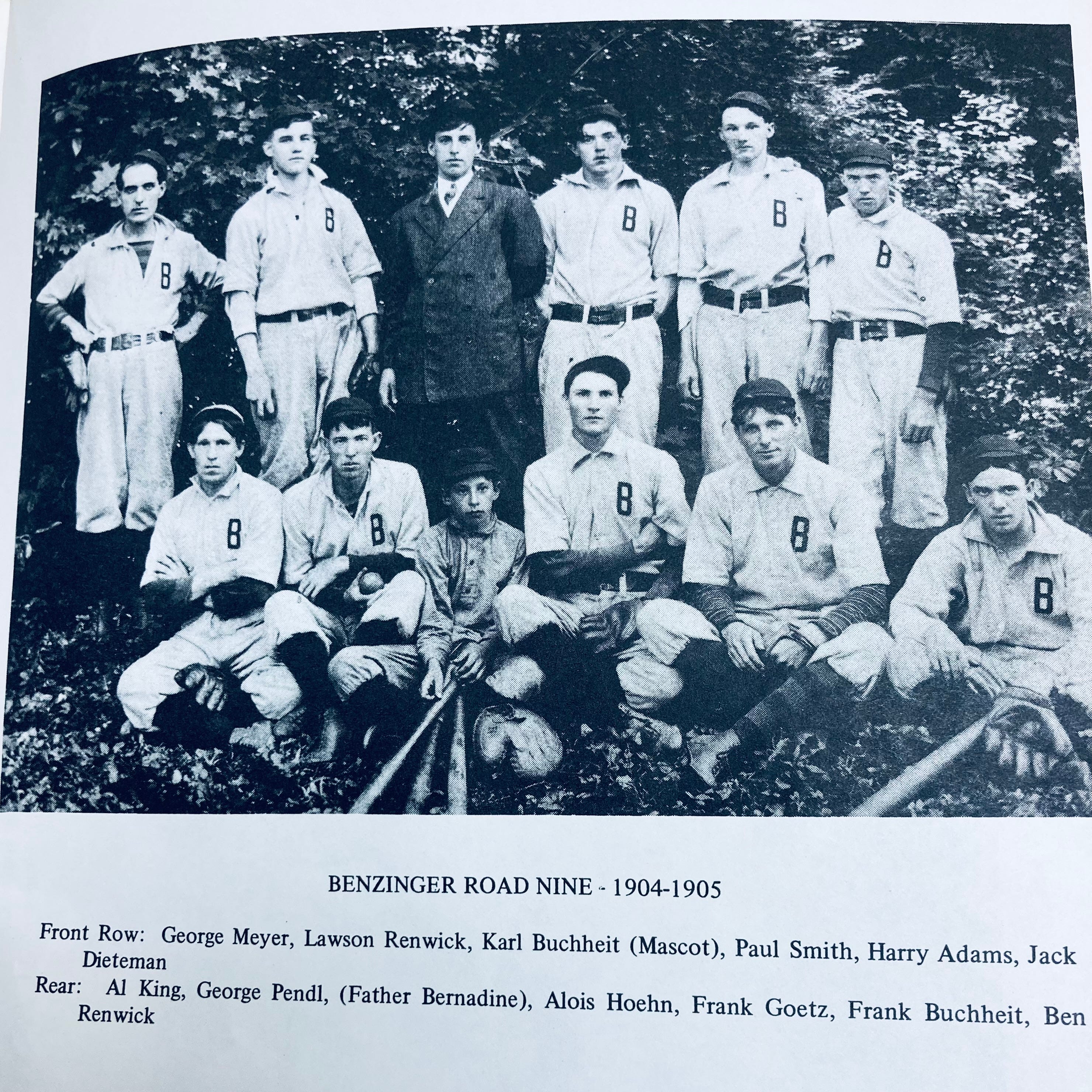 Introduction to Early Baseball in St Mary’s and Benzinger Township