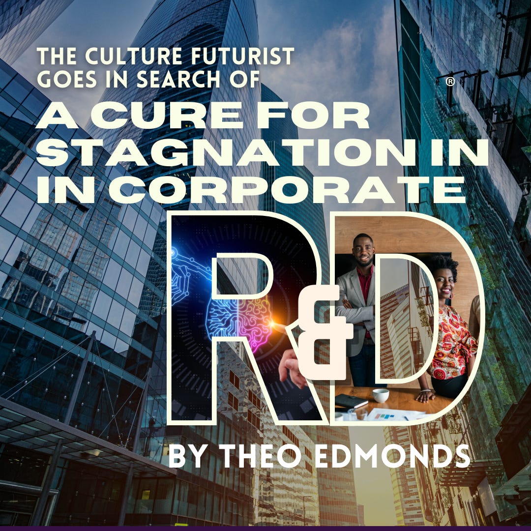 What is the corporate creativity cure when R&D stagnates?