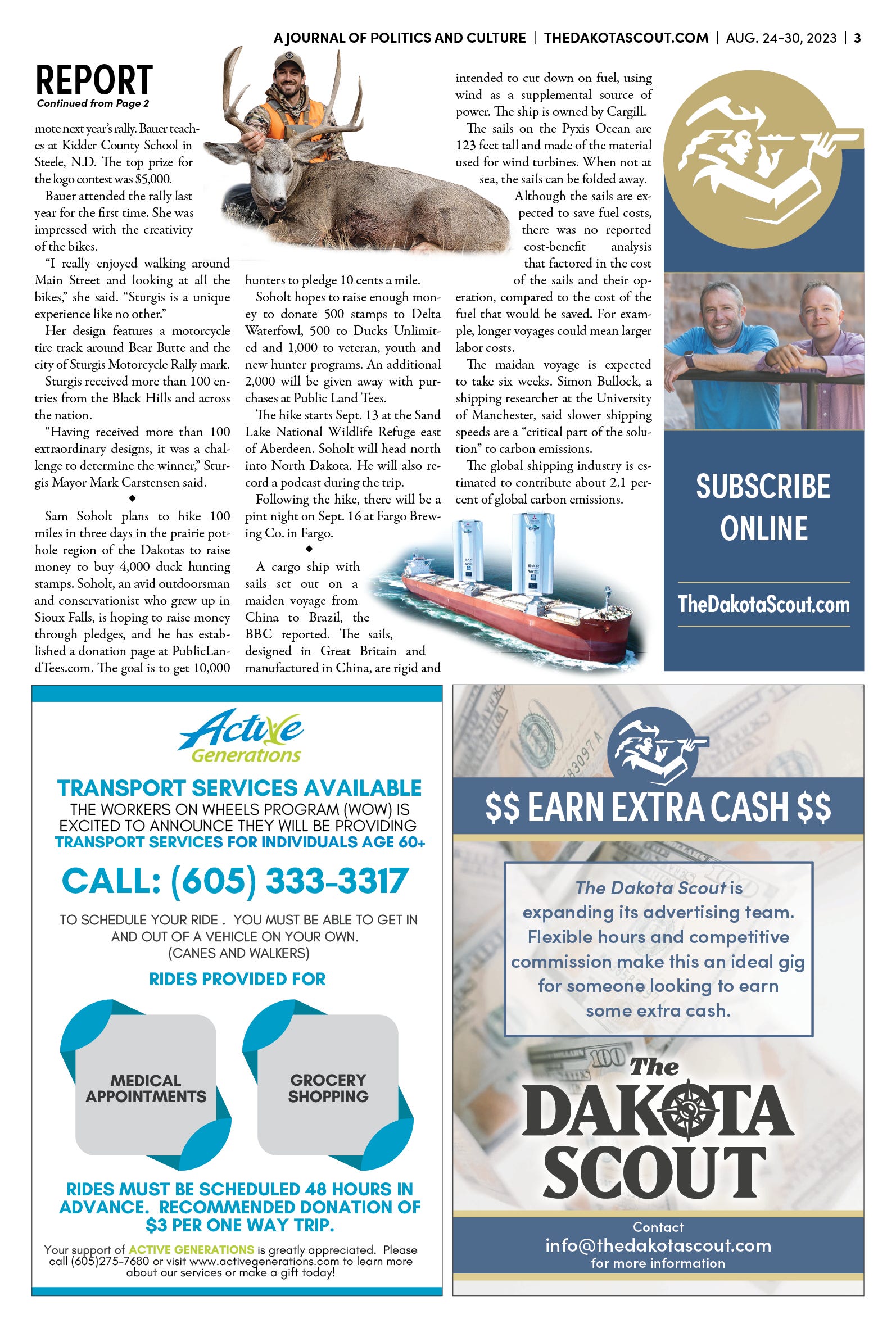 The Dakota Scout E-edition - The Dakota Scout