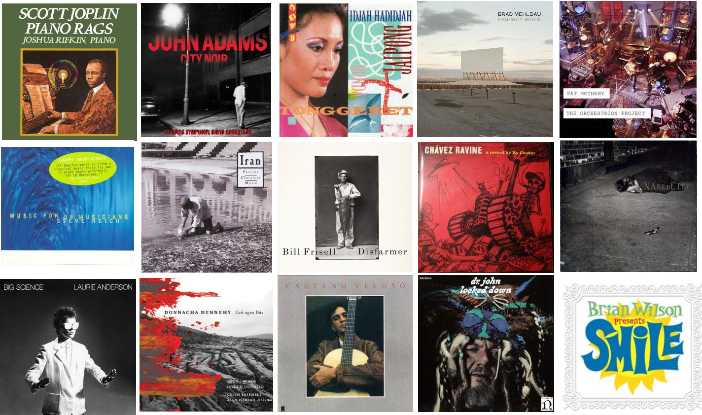 My 60 Favorite Nonesuch Albums (Part 1 of 3) - by Ted Gioia