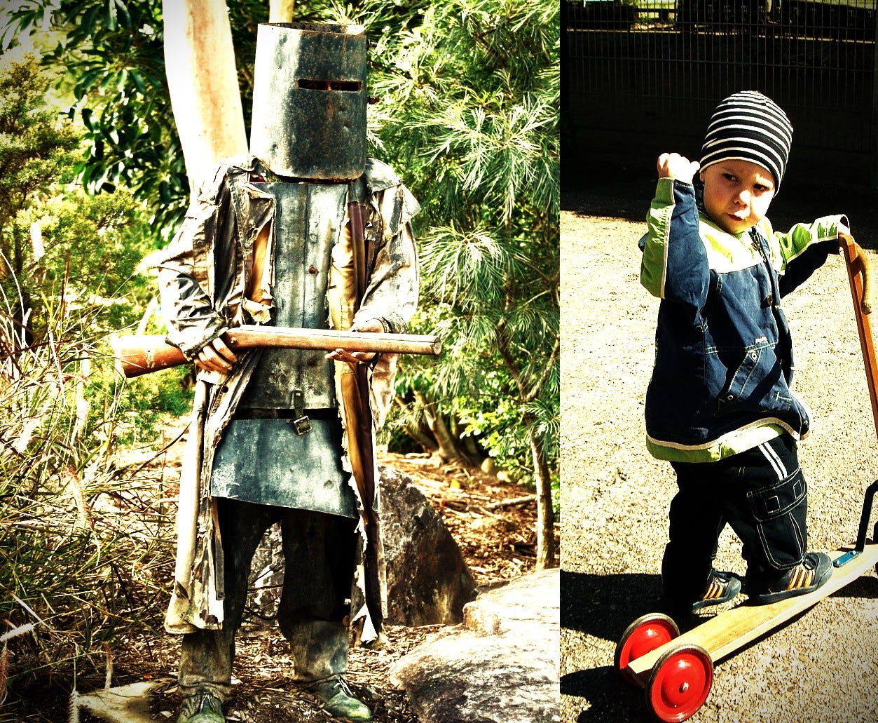 YOU STOLE A CHILD’S CHRISTMAS PRESENT - YOU AIN’T NO NED KELLY!