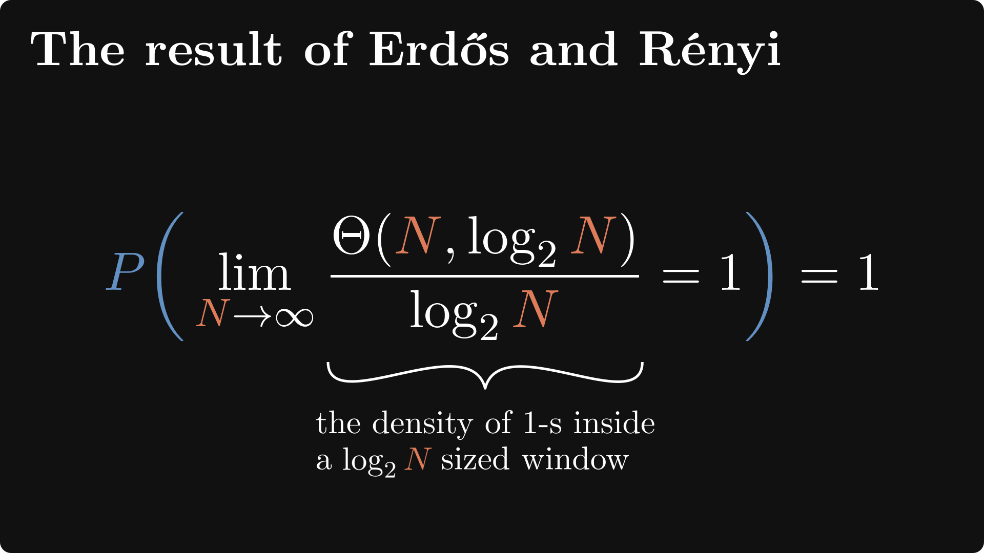 1111111111 is a random sequence - by Tivadar Danka