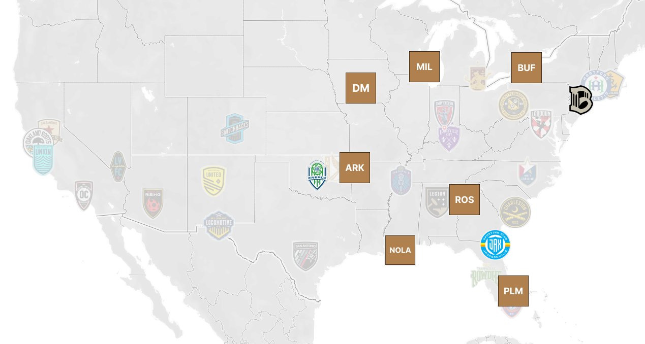 Expansion check-in: sizing up nine new USL Championship markets