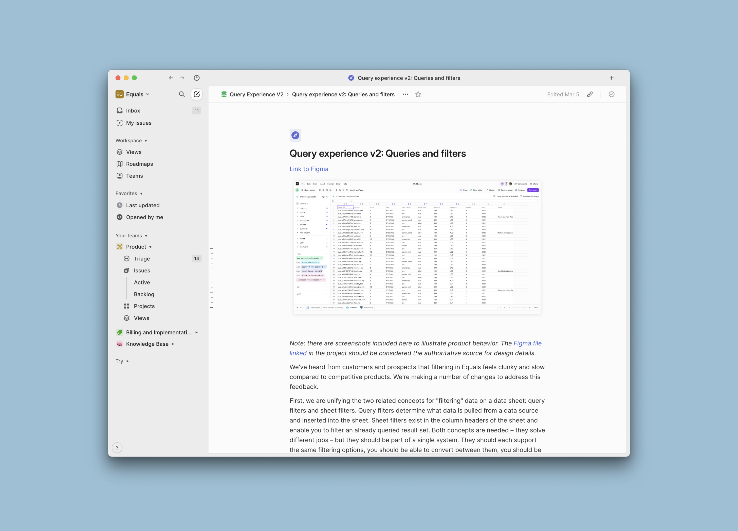 Under the sheets: Our new query experience