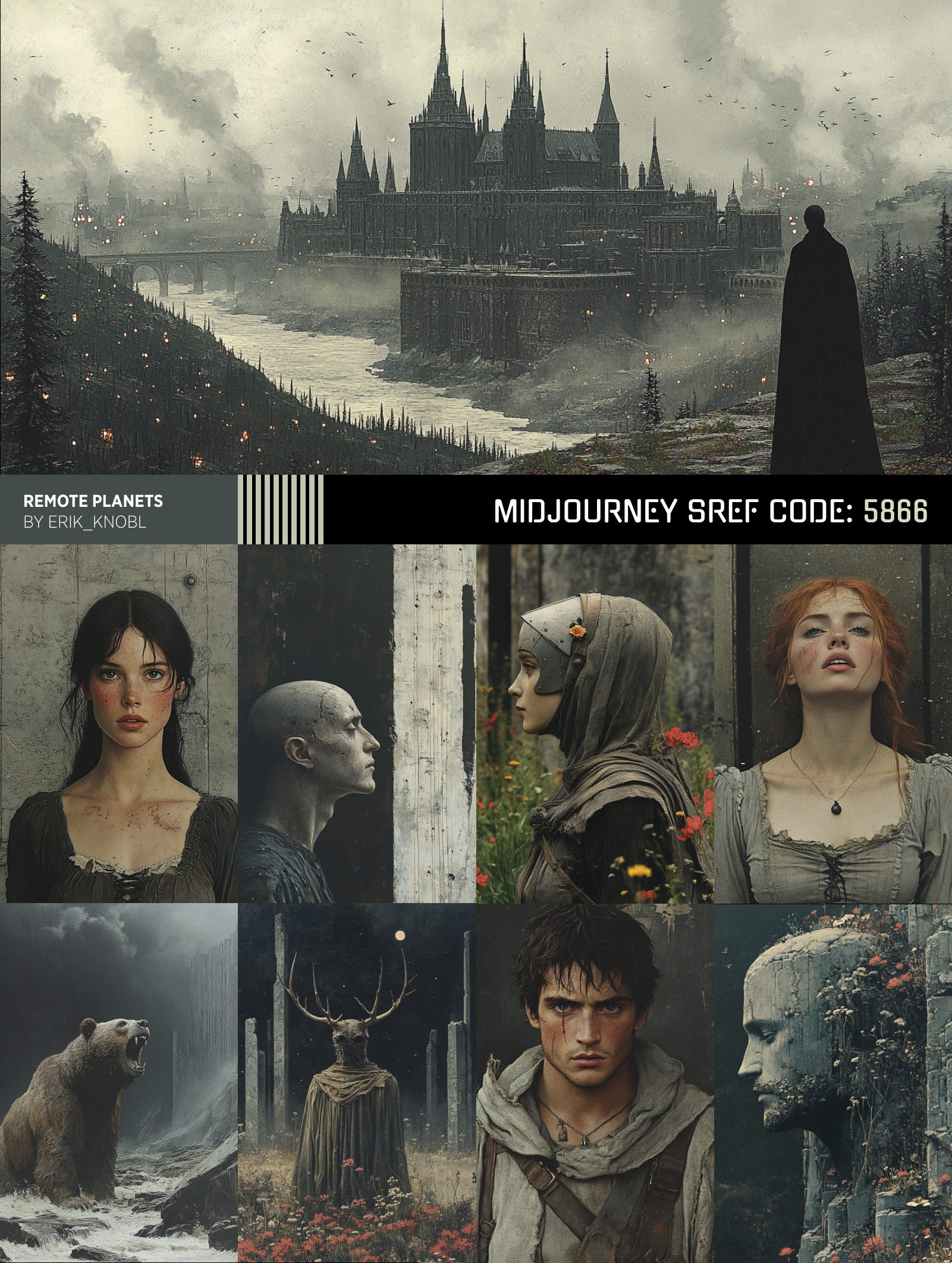 These are the best 10 Midjourney SREF codes discovered this month