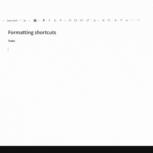 Become more productive with Evernote's note formatting shortcuts
