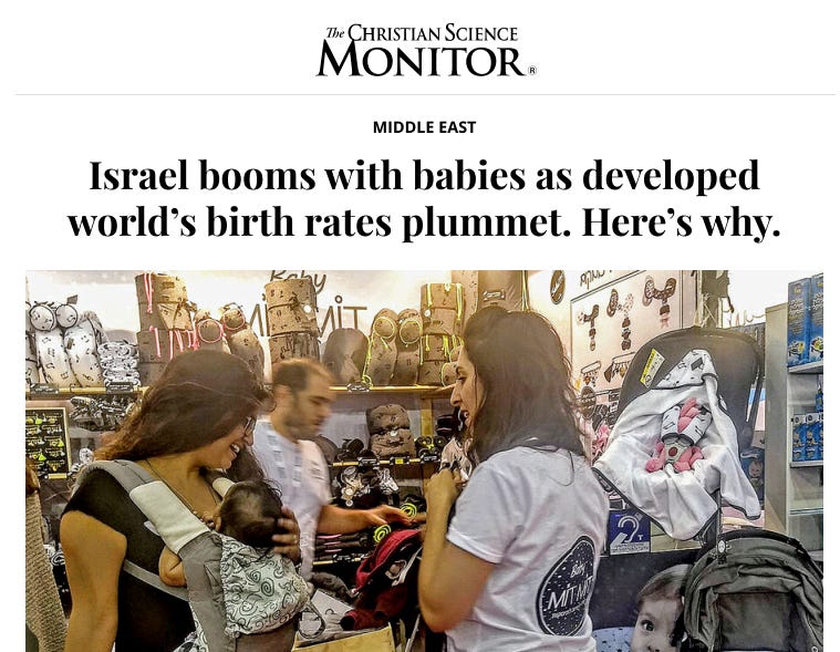 Understanding High Israeli Fertility - by Daniel Hess