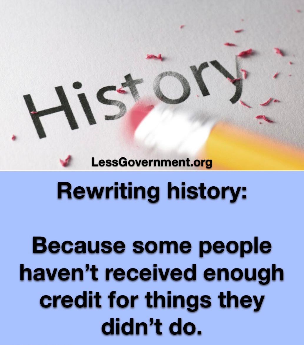 Rewriting History - The Latest from Seton Motley