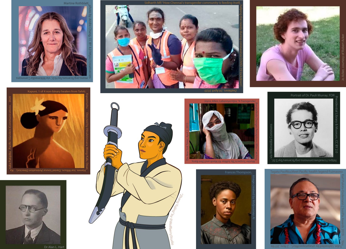 Transgender and nonbinary heroes serving our larger society