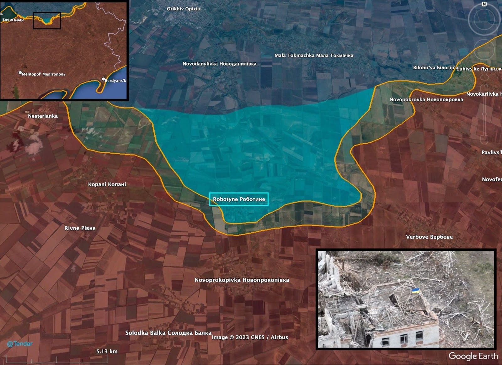 Taktikai siker a déli fronton: Robotine felszabadult