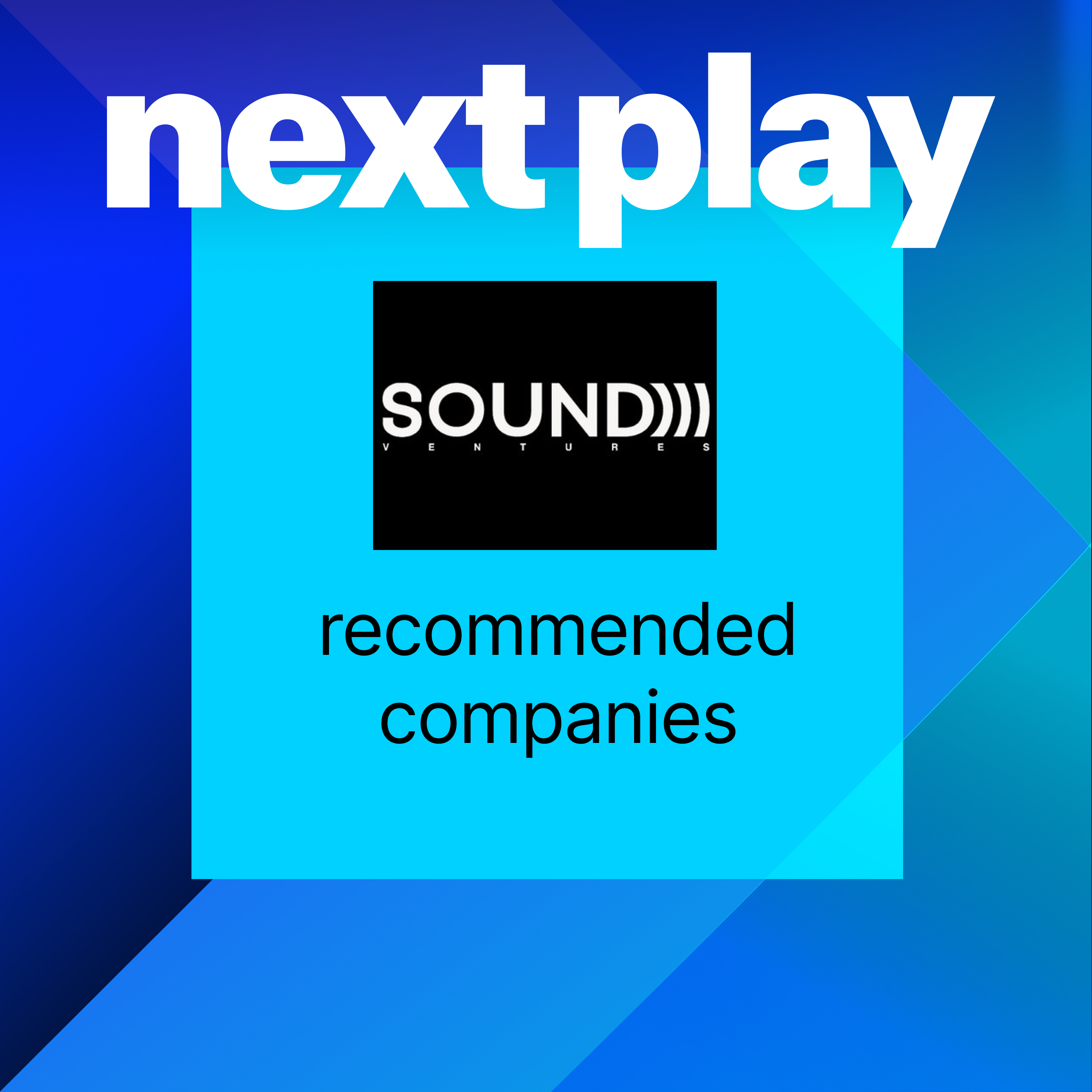 recommendations from Sound Ventures - by Ben Lang