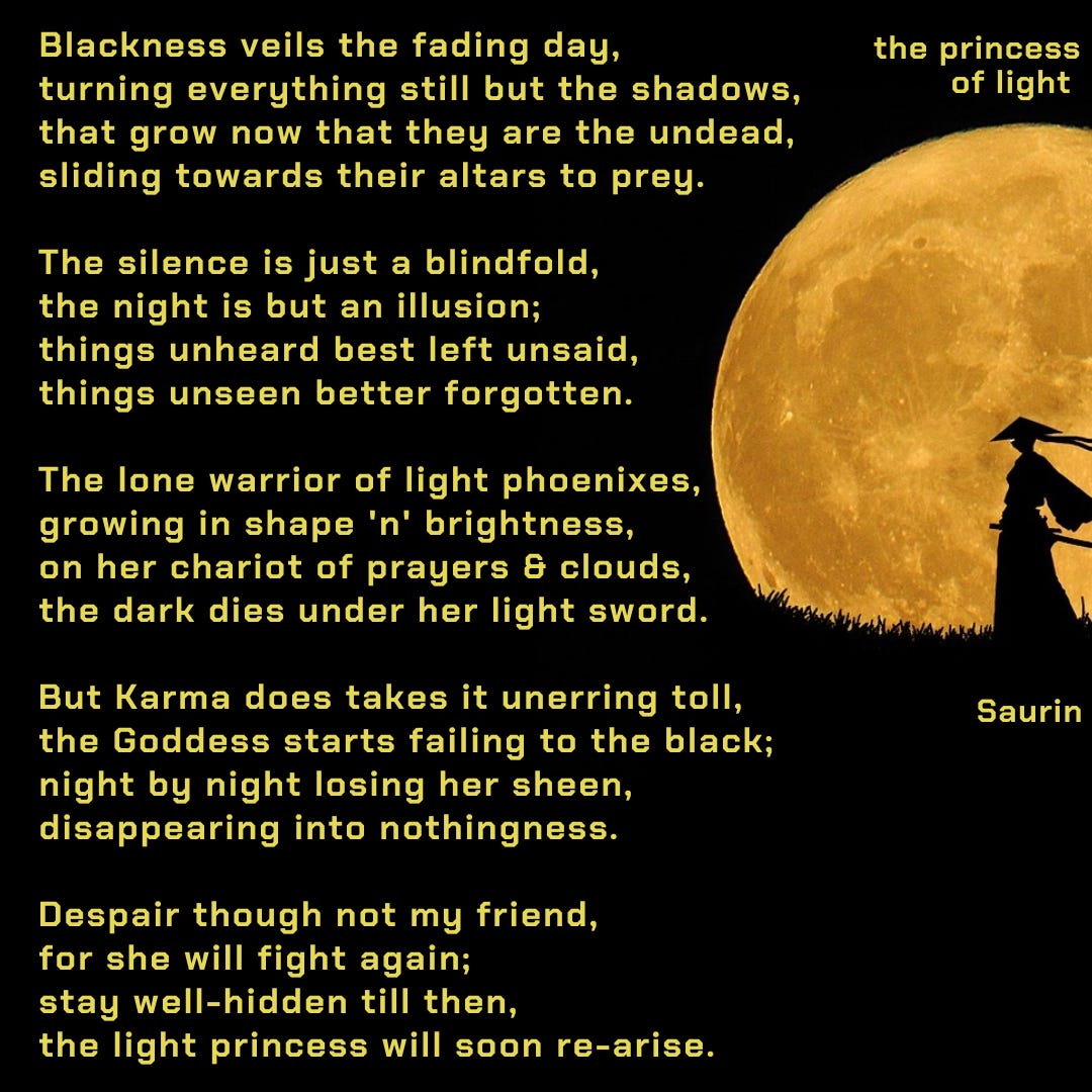 the princess of light - by saurin desai - Solitary Poet