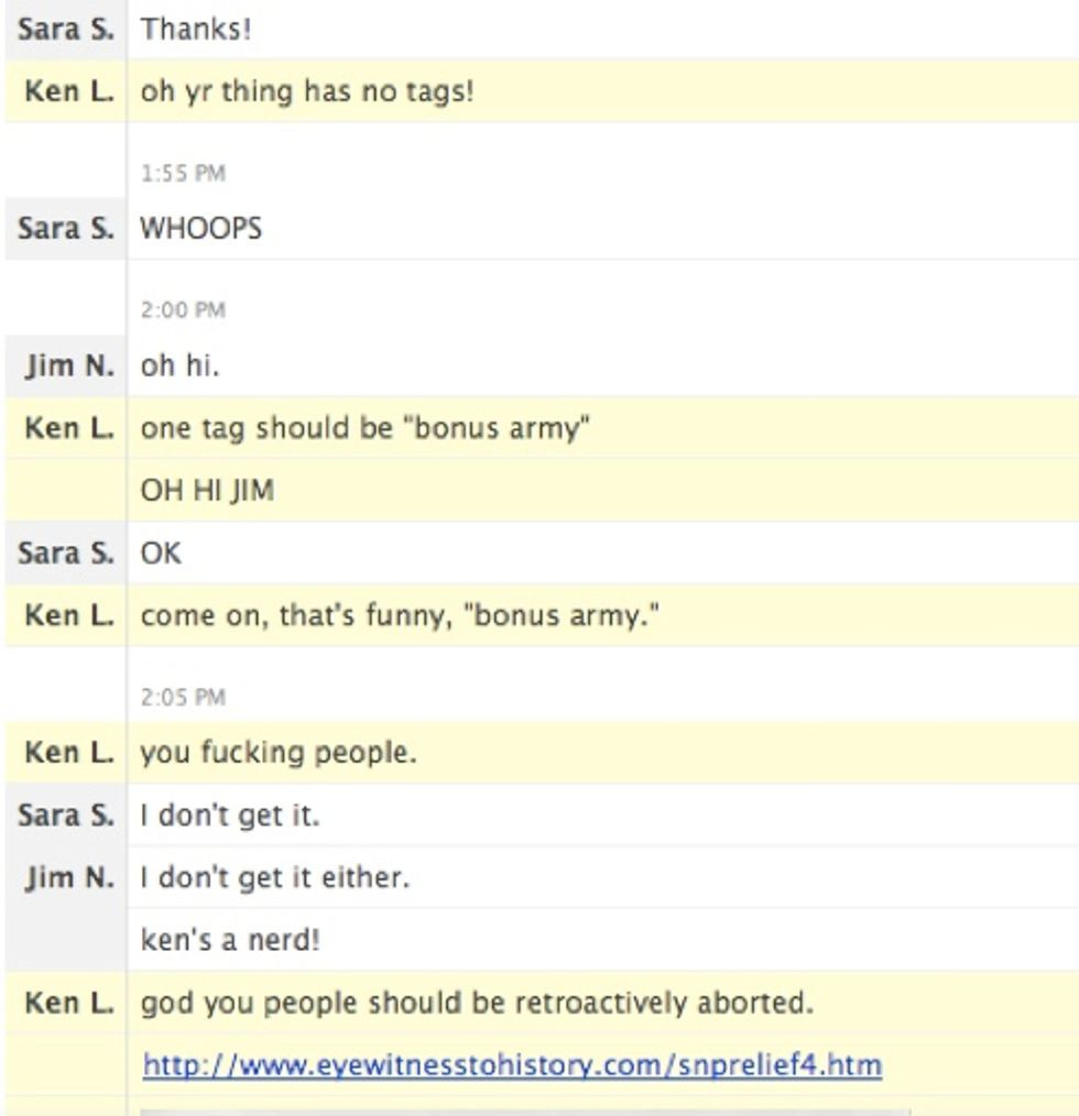 Come On, Nobody Gets the 'Bonus Army' Joke? - by Ken Layne